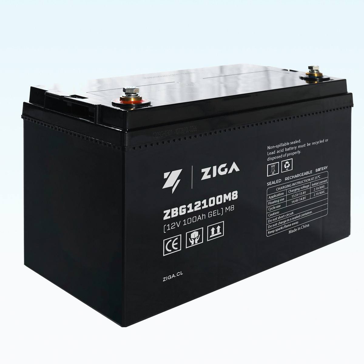 Bateria Gel 12V-100Ah ZIGA
